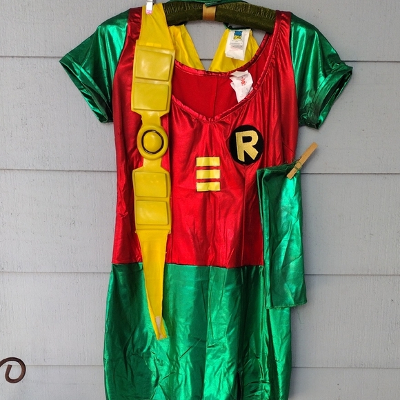 Rubie's | Dresses | Robin Superhero Costume Red And Green | Poshmark